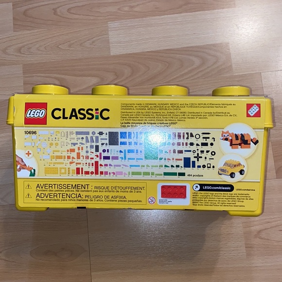 Lego | Toys | Lego Classic Medium Creative Brick Box 484 Psc New | Poshmark